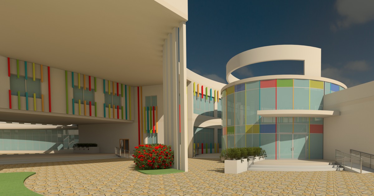 Sun Rays Sustainable school | Autodesk Community Gallery