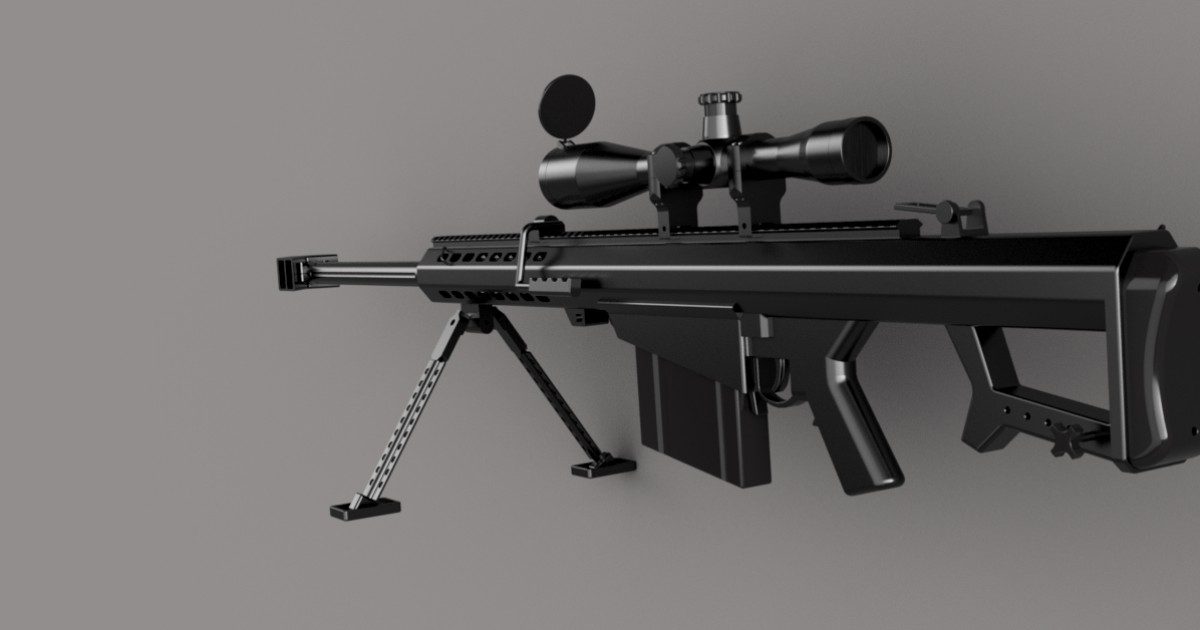 Barrett M82 cal.50 | Autodesk Community Gallery