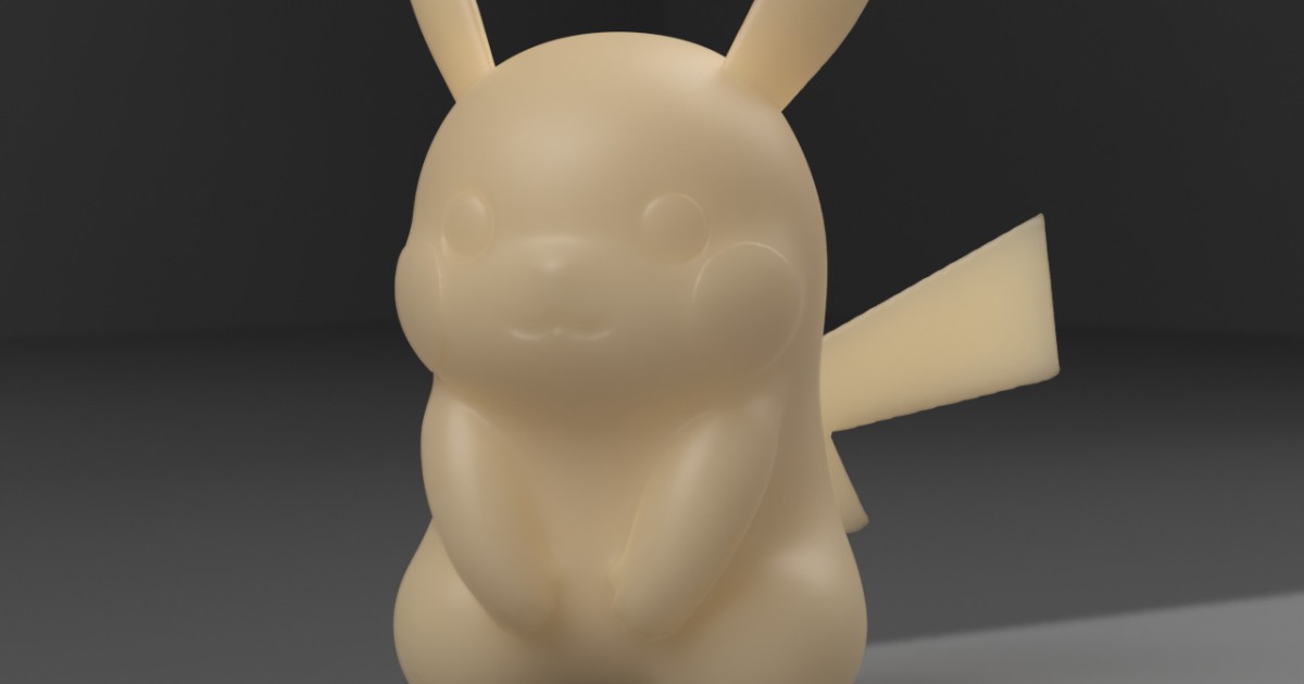 Pokemon Pikachu | Autodesk Community Gallery