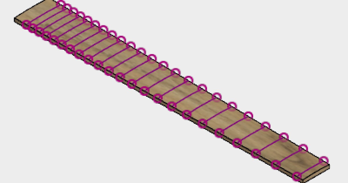 Guitar fretboard | Autodesk Community Gallery