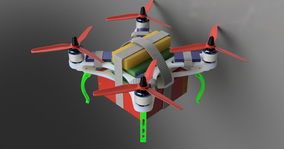 Quad copter with unique design of frame | Autodesk Community Gallery