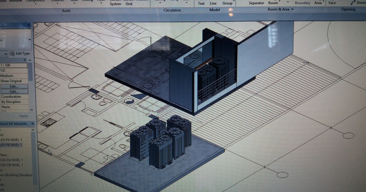 Revit Ejercicios Sala de maquinas LG MULTI V VRF | Autodesk Community ...