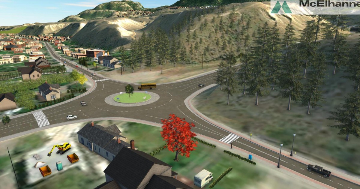 Roundabout Visualization Using Infraworks Autodesk Community Gallery