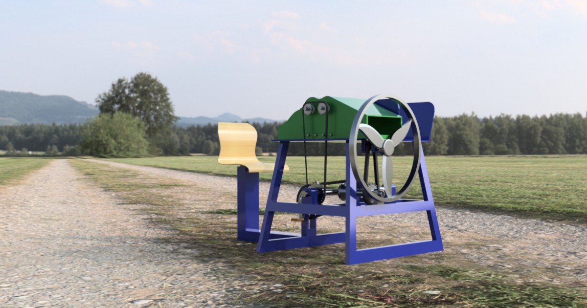 modified mechanical chaff cutter | Autodesk Community Gallery