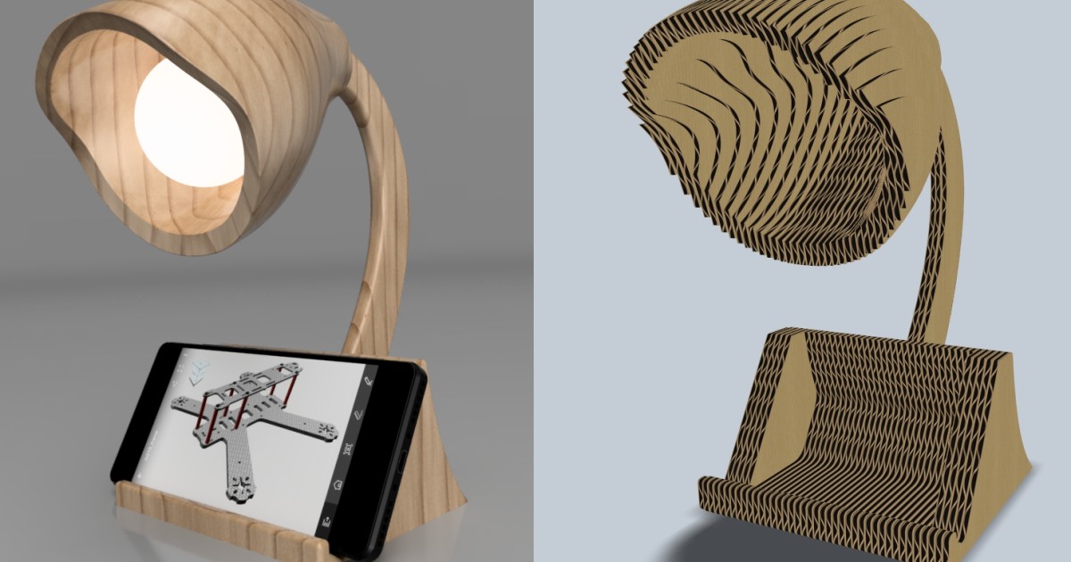 Simple desktop lamp | Autodesk Community Gallery