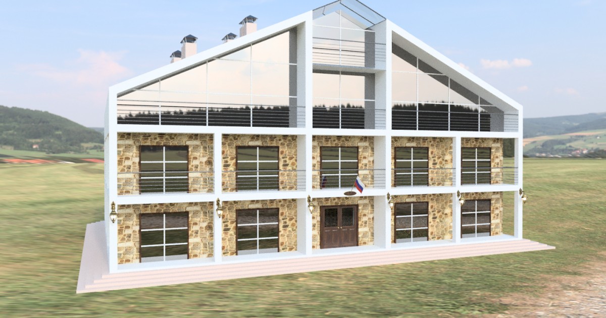 Modern mini-hotel | Autodesk Community Gallery