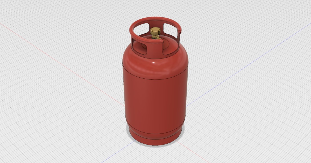 Gas cylinder | Autodesk Community Gallery
