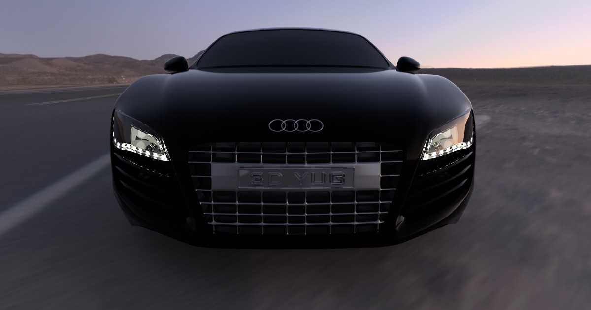 Audi R8 Black Matte Tumblr
