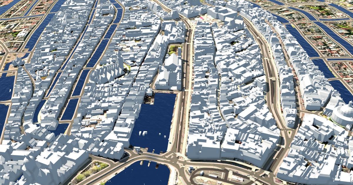 Amsterdam, Netherlands 3D City Model by CyberCity 3D | Autodesk ...