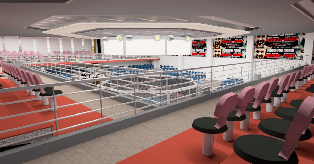 UFC fight arena | Autodesk Community Gallery