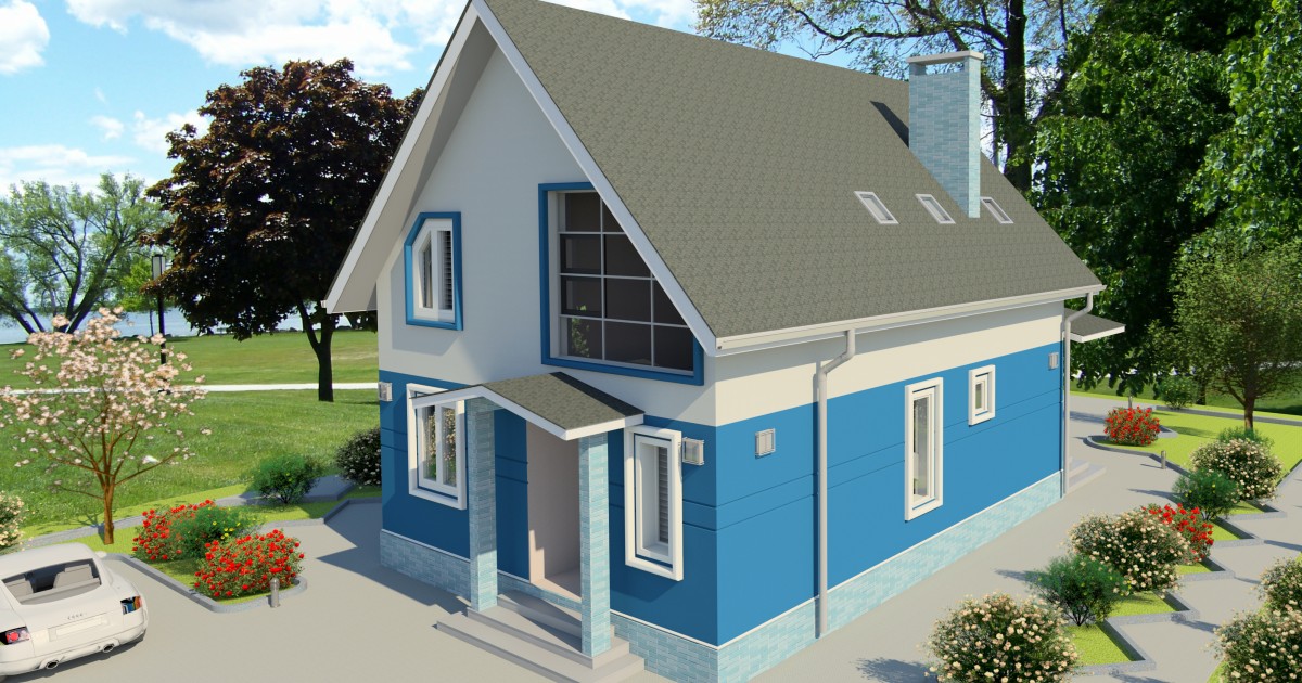 Two bedroom house design | Autodesk Community Gallery