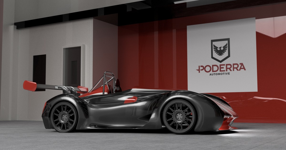 Poderra ExS (EV Track car) Finished body | Autodesk Community Gallery