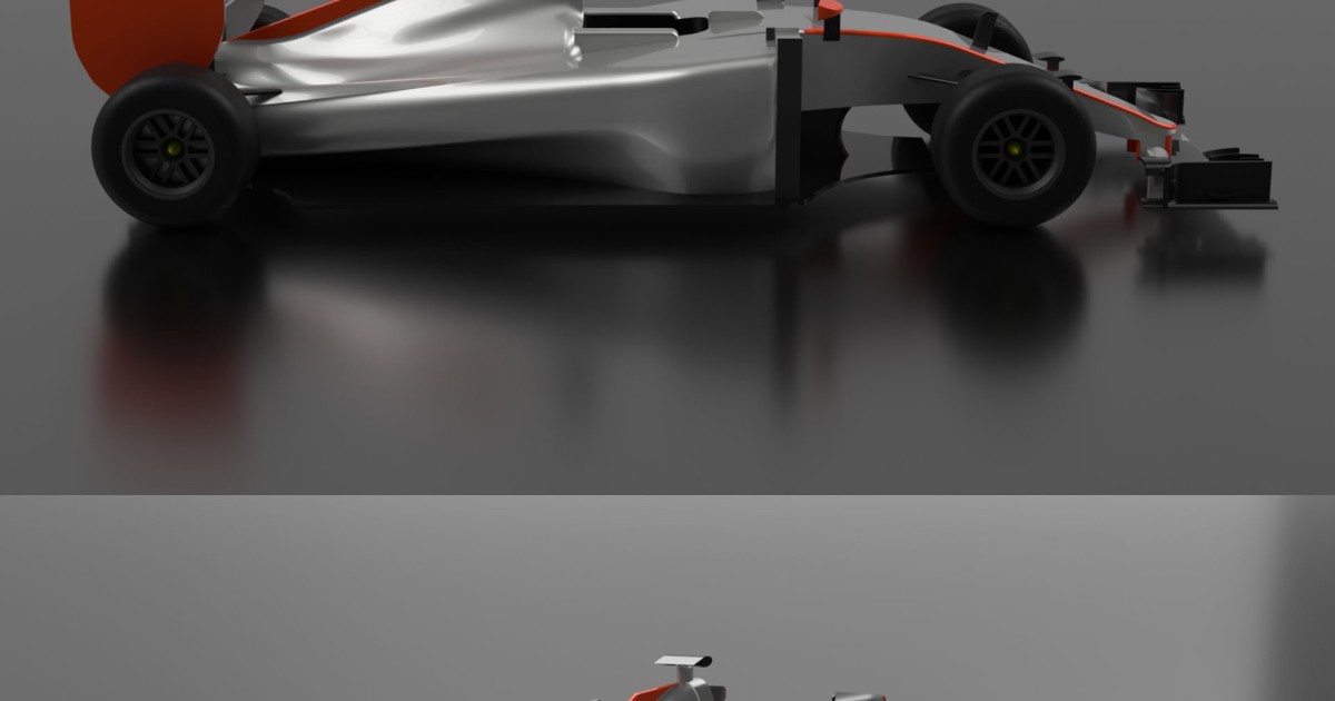 F1 Car (Modelled after Mercedes W06) | Autodesk Community Gallery