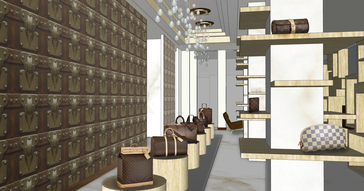 Luxury Brand Merchandise Display | Autodesk Community Gallery