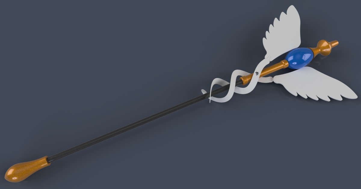 Ako Tamaki's Staff/Wand | Autodesk Community Gallery