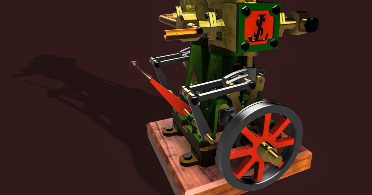 Twin Steam Engine | Autodesk Community Gallery