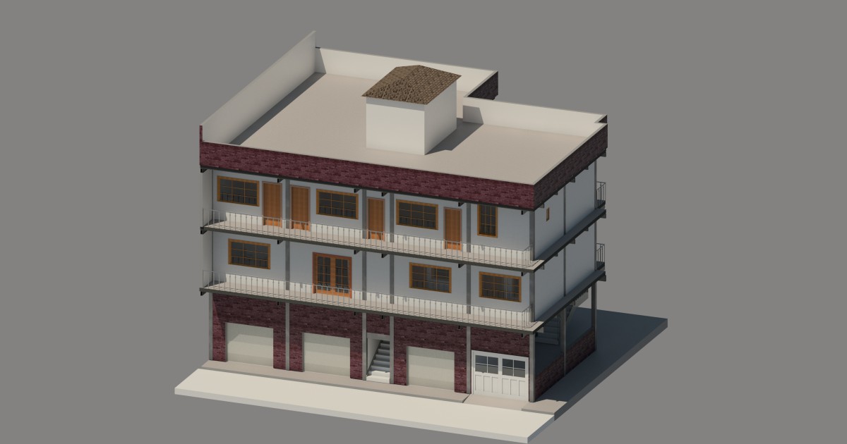 Edificio de Locales, Oficinas y Apartamentos | Autodesk Community Gallery