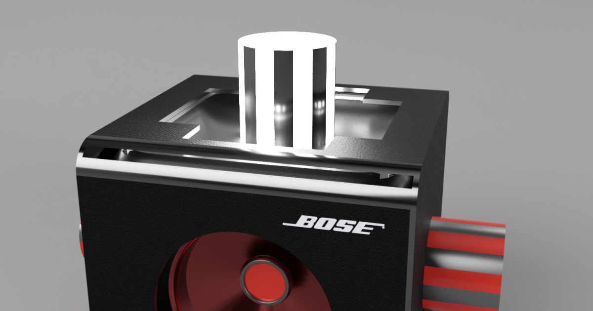 My Unique Bose Speaker Design Autodesk Community Gallery