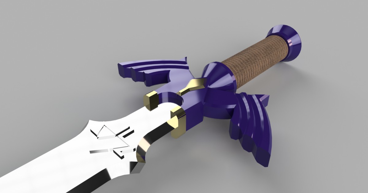 Zelda Master Sword | Autodesk Community Gallery