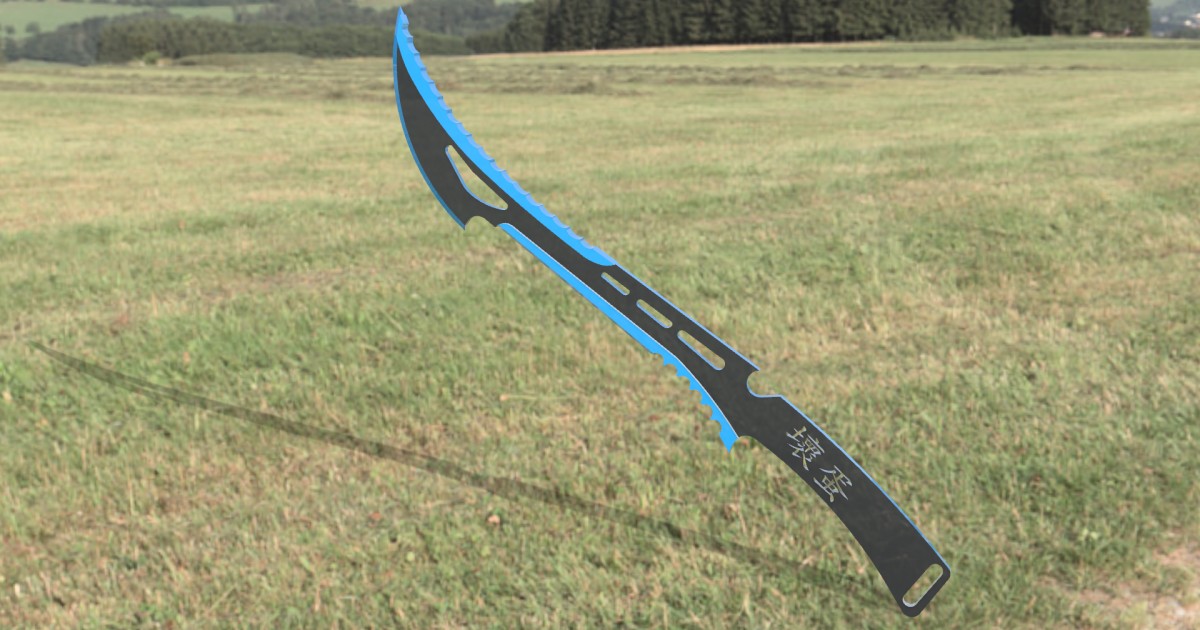 Blue Sword | Autodesk Community Gallery