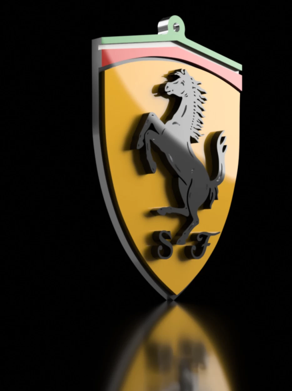 Ferrari Logo Hd 3d