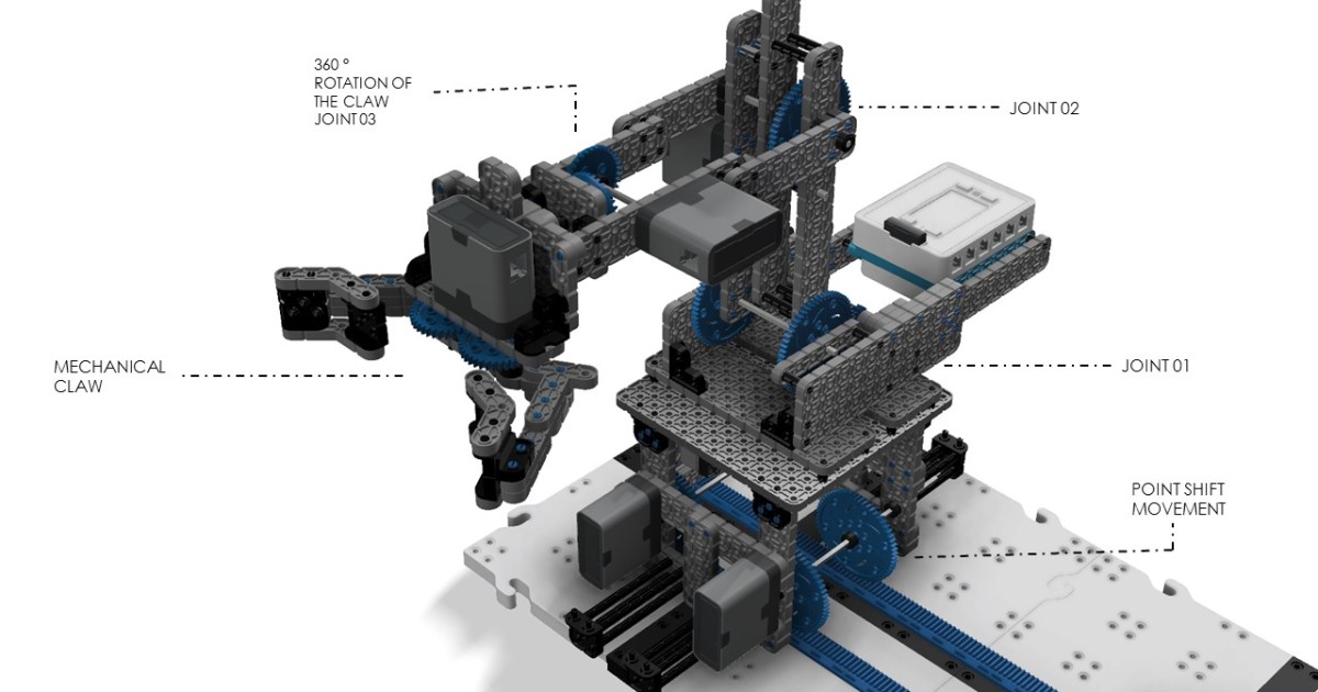 Robotic Arm - Manufacturing Cell / Vex Robotics | Autodesk Community Gallery