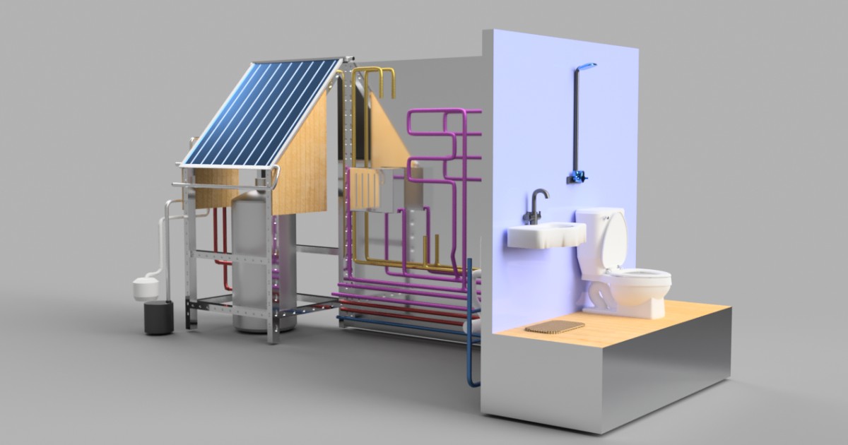 Solar Powered Bathroom | Autodesk Community Gallery