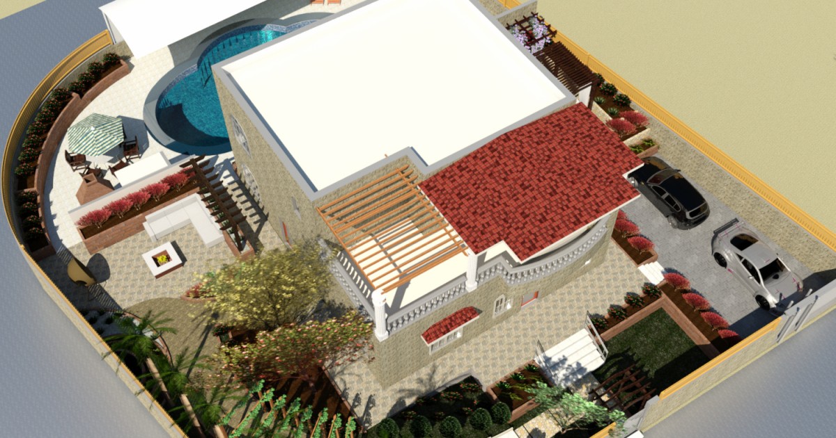 Landscape villa 2 | Autodesk Community Gallery