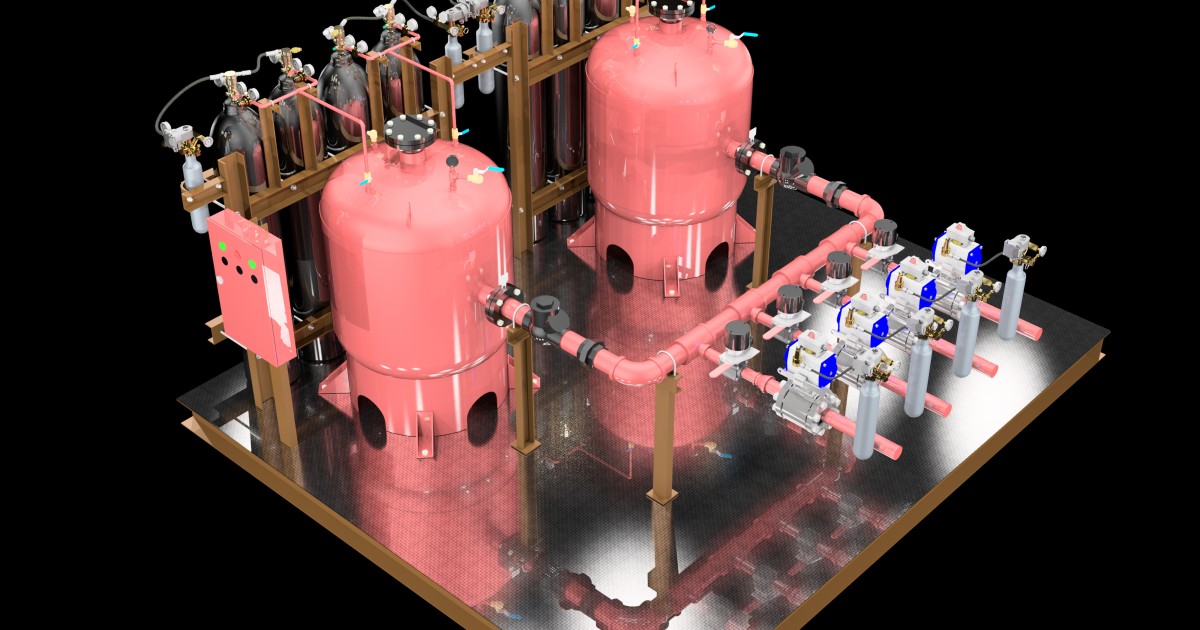 DRY CHEMICAL POWDER SYSTEM SKID | Autodesk Community Gallery