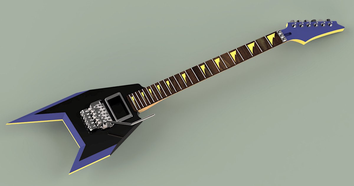 Custom-Guitar-Design | Autodesk Community Gallery