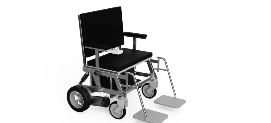 Electric wheelchair for an obese person | Autodesk Community Gallery