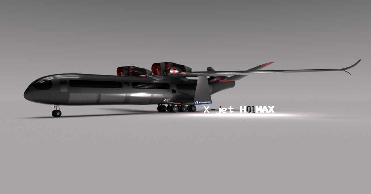 Aircraft X-jet H01 MAX | Autodesk Community Gallery