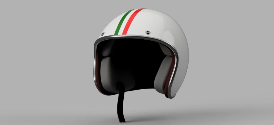 Vintage Motorcycle Helmet | Autodesk Community Gallery