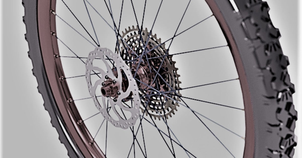 MTB Rear Wheel Build | Autodesk Community Gallery