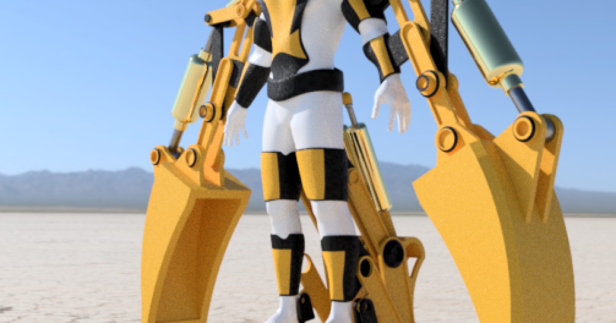 Excavator Man concept | Autodesk Community Gallery