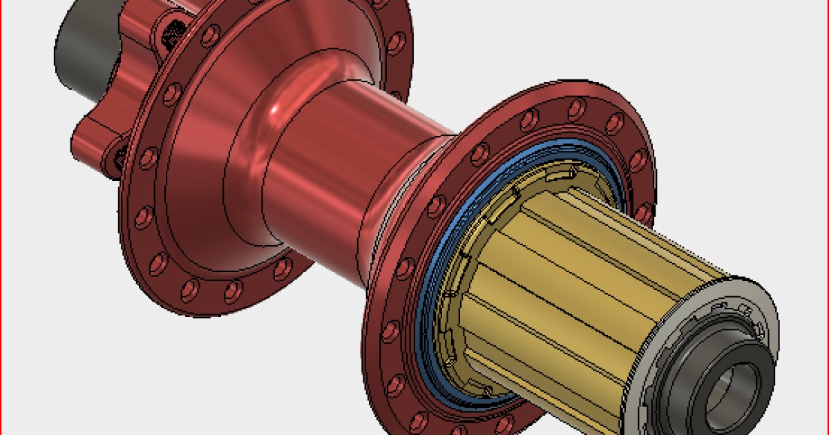 BIKE-148 Boost Rear Hub | Autodesk Community Gallery