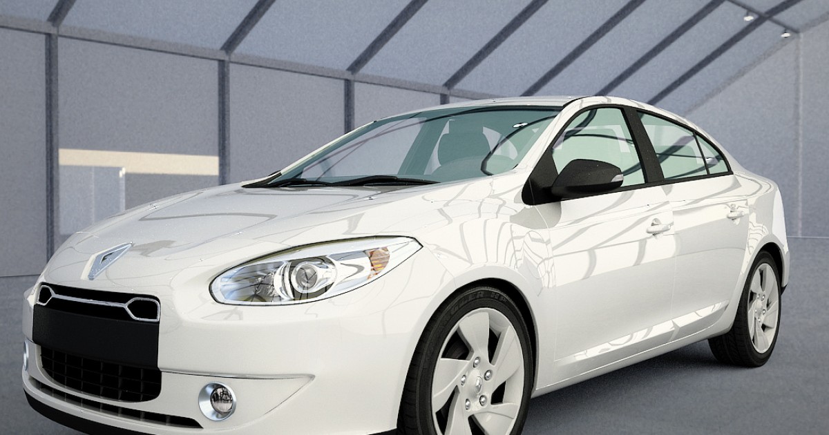 Renault Fluence Car renderer in 3ds Max | Autodesk Community Gallery