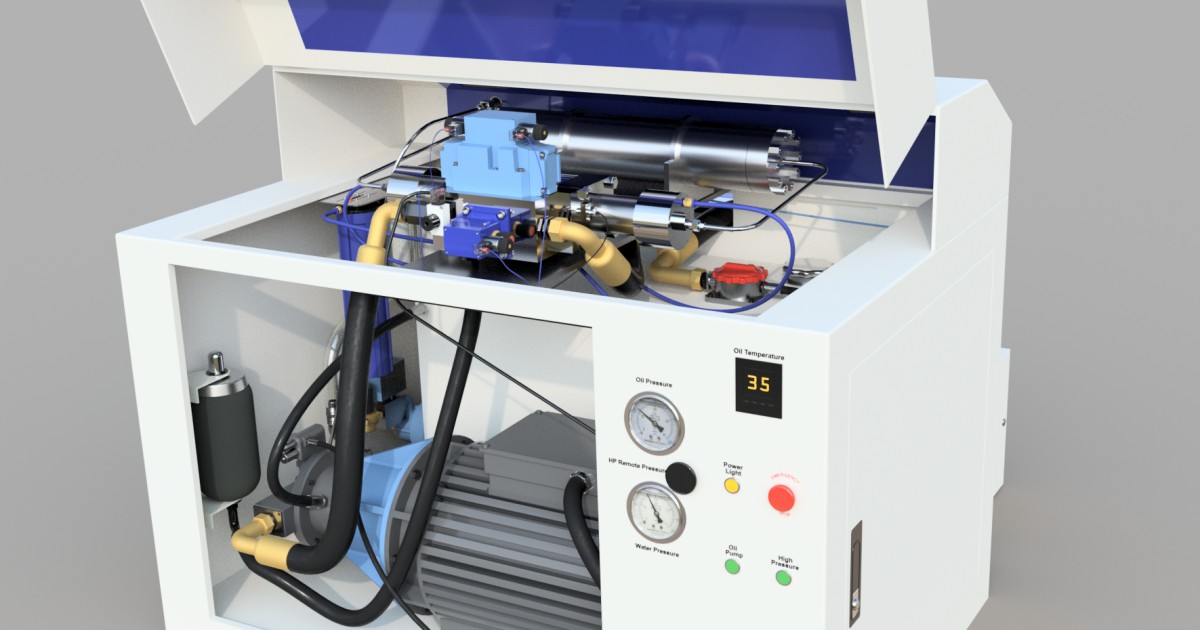 Water Jet Intensifier and other pump parts | Autodesk Community Gallery