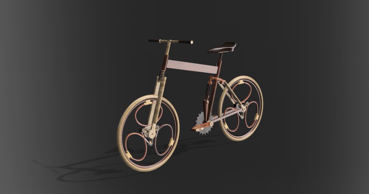 Bicycle with loop wheels | Autodesk Community Gallery