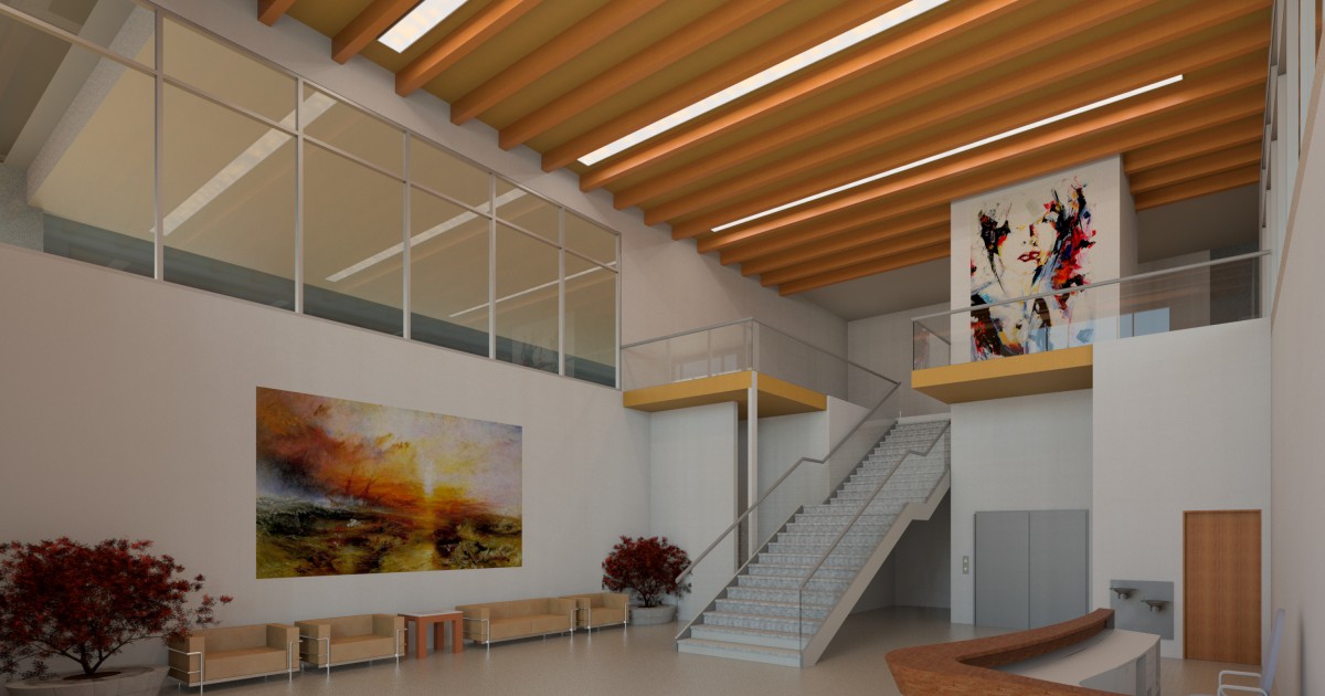 MIXED USE BUILDING LOBBY | Autodesk Community Gallery