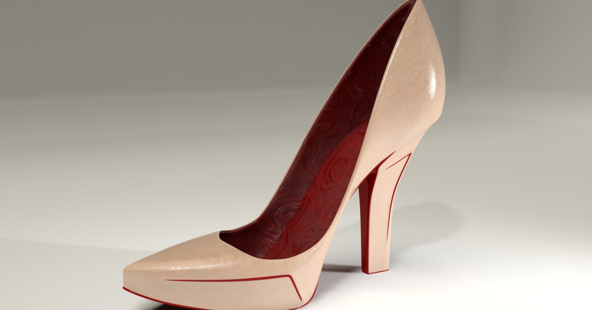 Modern Spike Nose Heel | Autodesk Community Gallery
