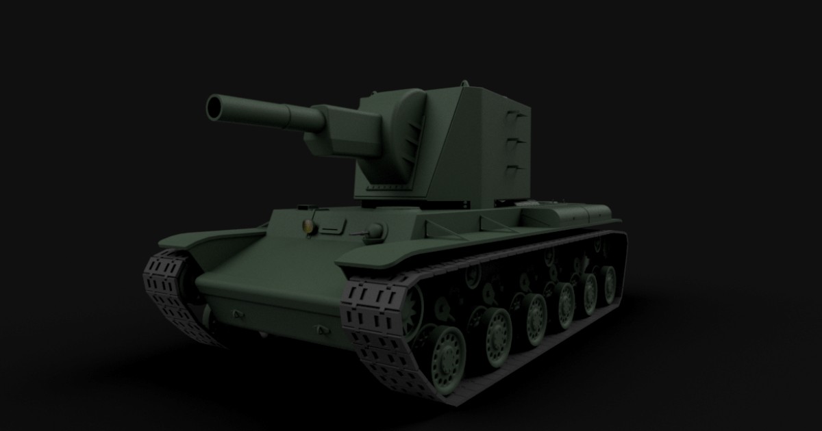 KV-2 Heavy tank | Autodesk Community Gallery