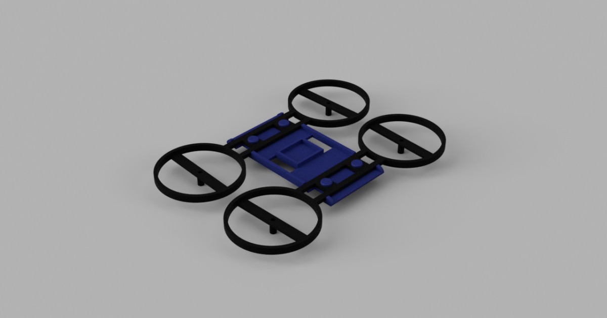 EAsy to build drone frame | Autodesk Community Gallery