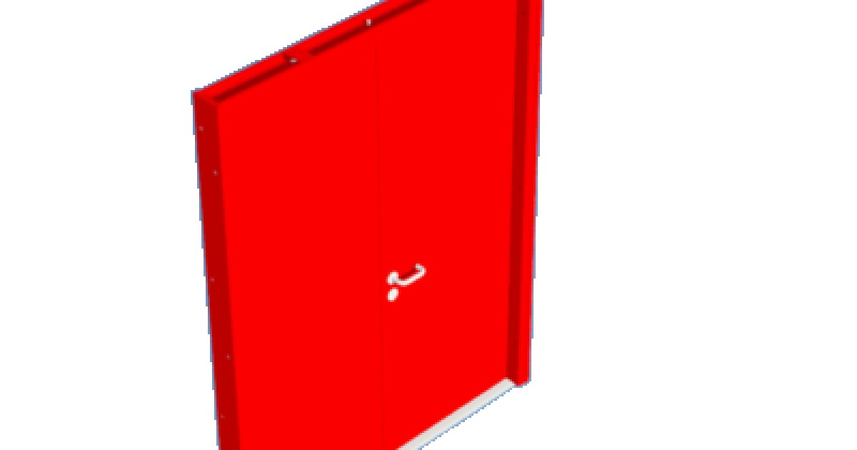 Fire Rated Steel Double Door Set With Leaver Handles Autodesk