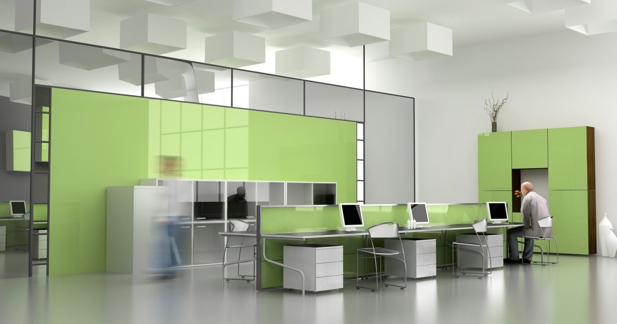 3D Rendered Simple Recruiting Agency // Office Interior Design ...