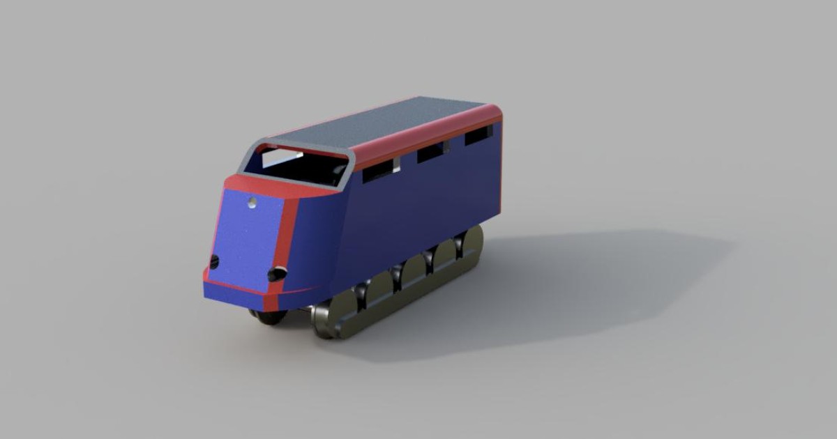 W.I.P. Diesel Train Model | Autodesk Community Gallery