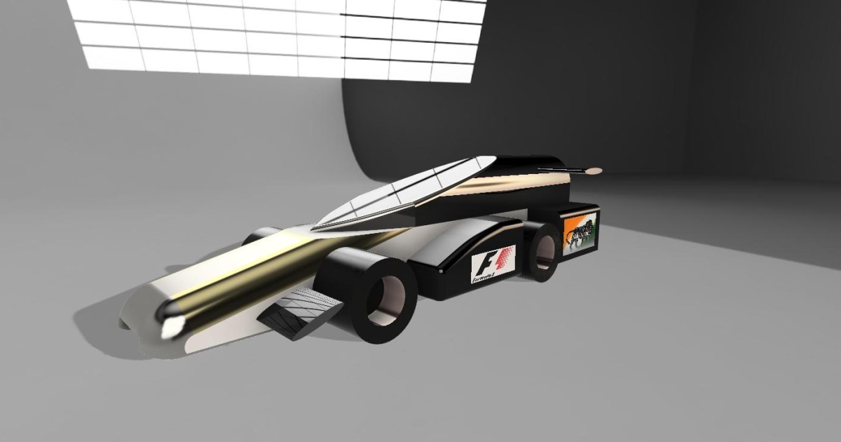 F1 high speed aerodynamic car | Autodesk Community Gallery