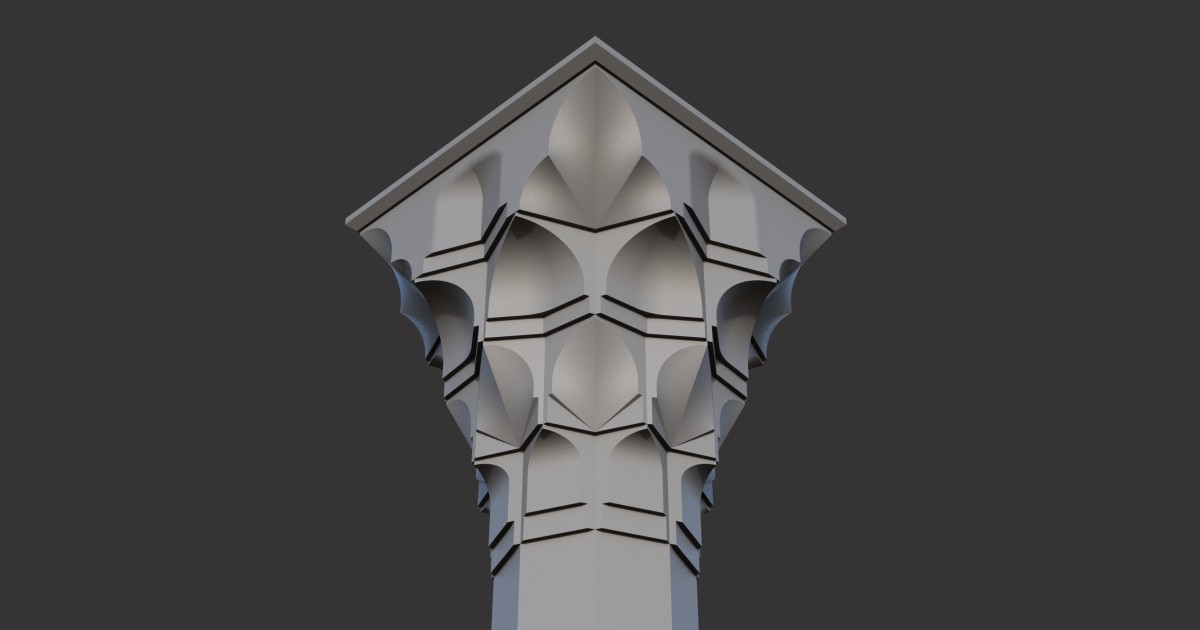 Muqarnas Column | Autodesk Community Gallery