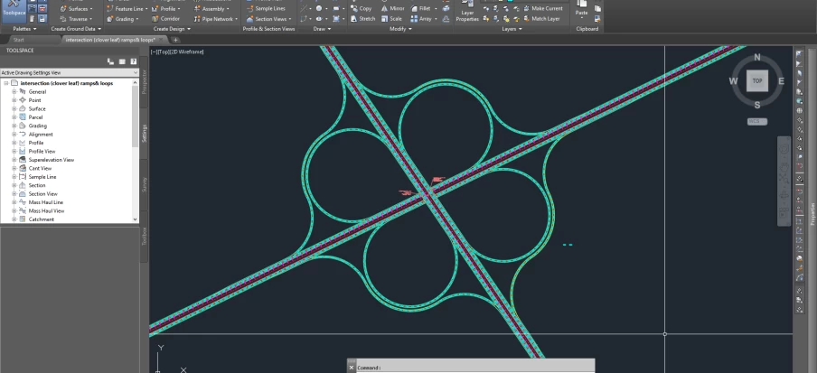 Clover Leaf Intersection | Autodesk Community Gallery