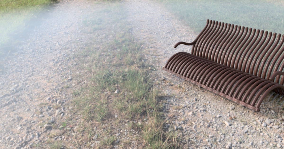 outdoor bench | Autodesk Community Gallery